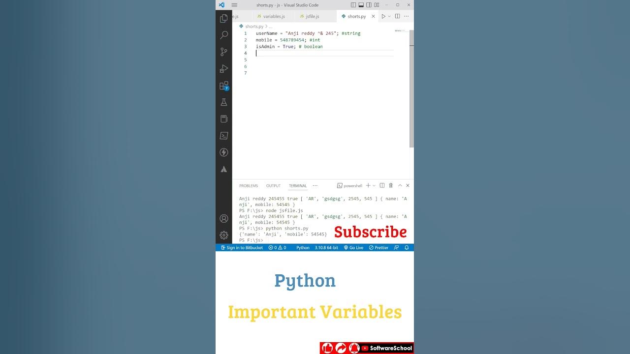 Python Variables In Telugu Python Pythonintelugu Pythontutorial Codingtips Btech