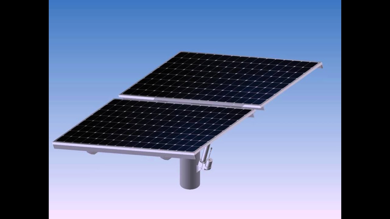 Solar Tracker 2 Axis - YouTube