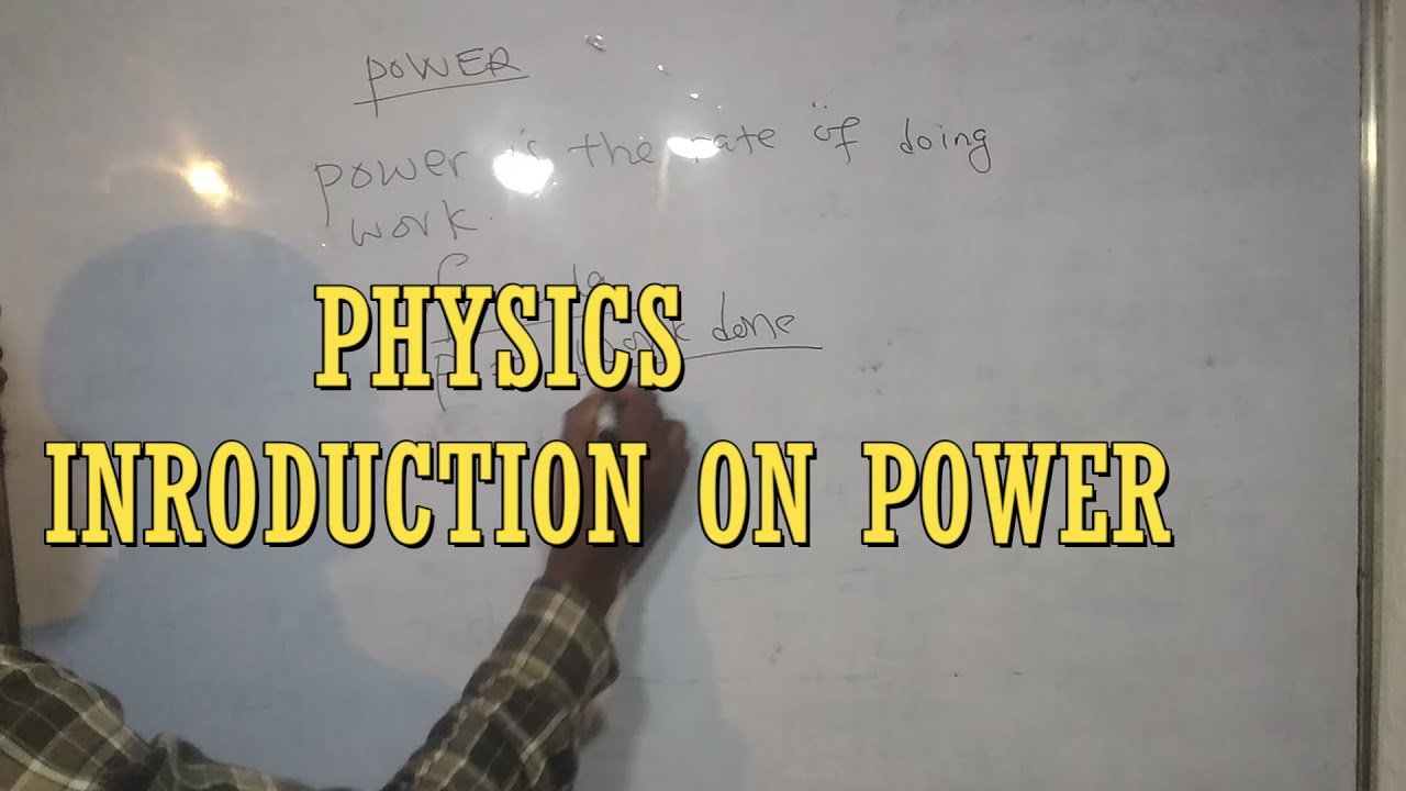 Introduction to Power | Physics - YouTube