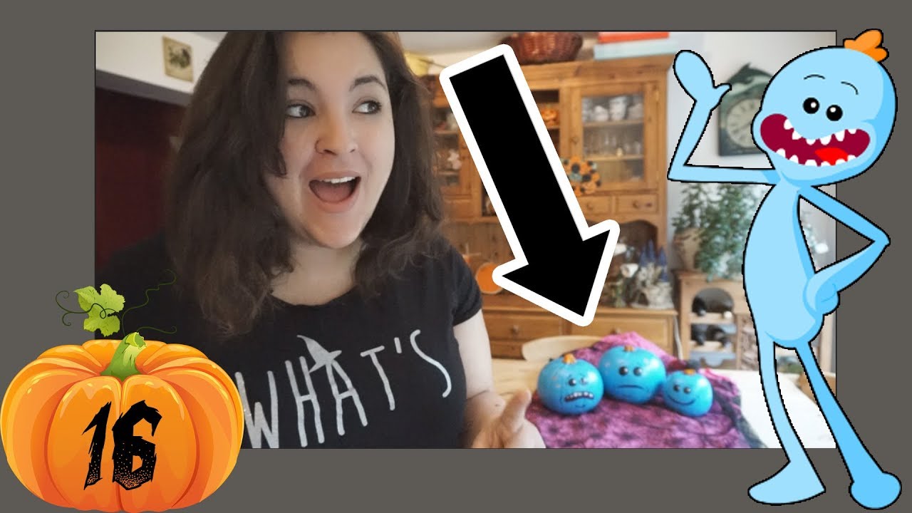 Spooky Month! Mr Meeseeks Pumpkins! - YouTube