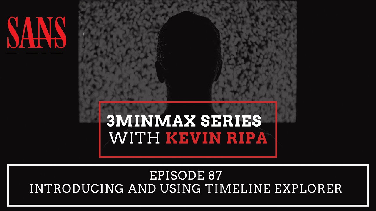 Episode 87: Introducing and Using Timeline Explorer - YouTube