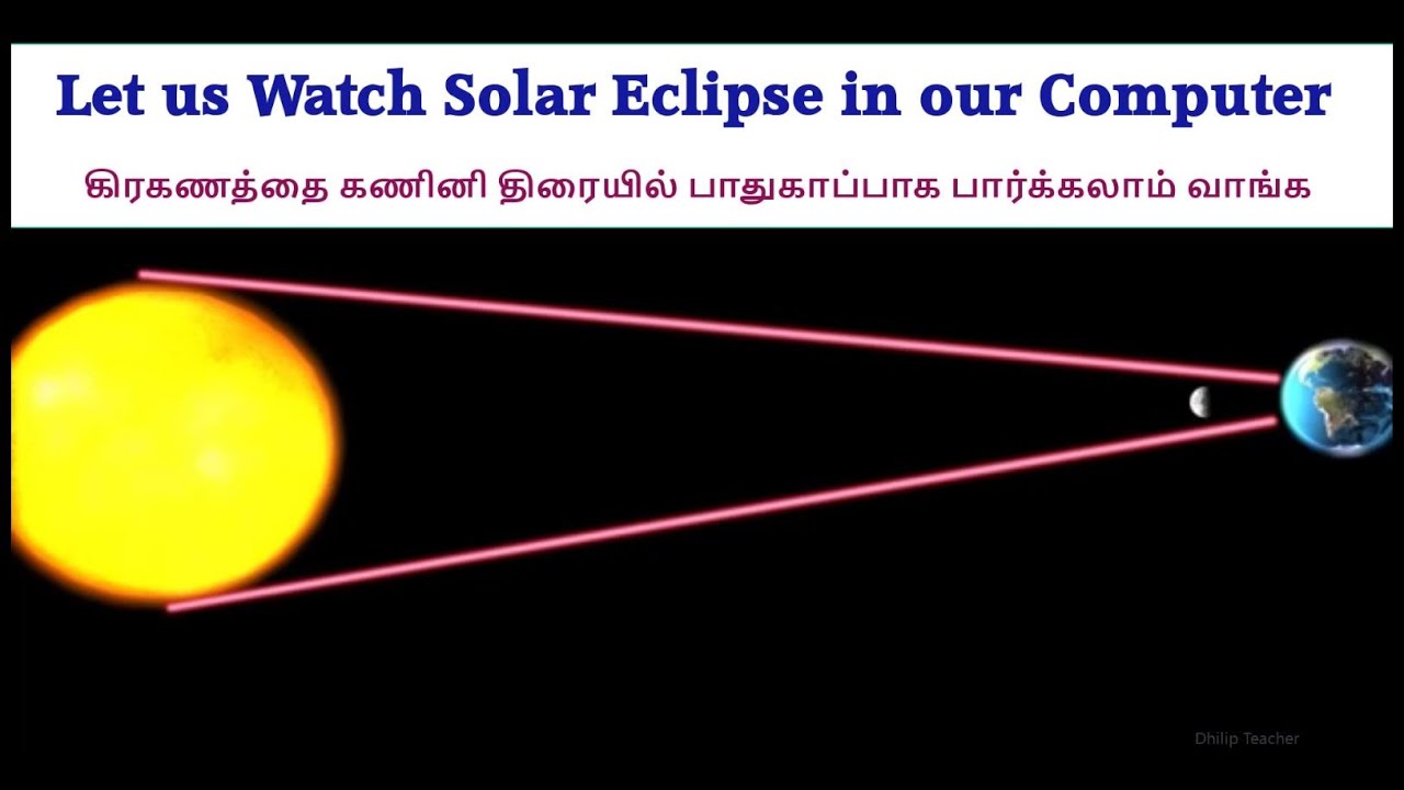 Watch Solar Eclipse with stellarium software - YouTube