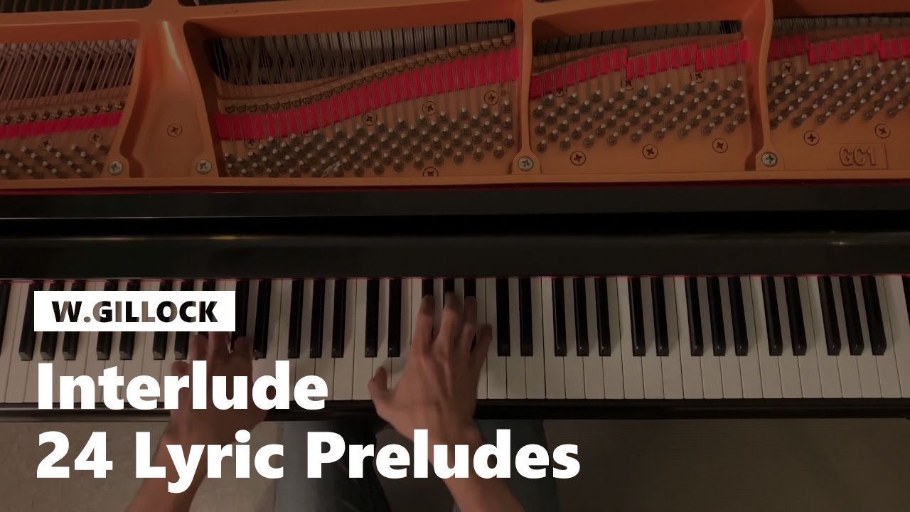 Interlude from 24 Lyric Preludes in Romantic Style by W. Gillock - YouTube