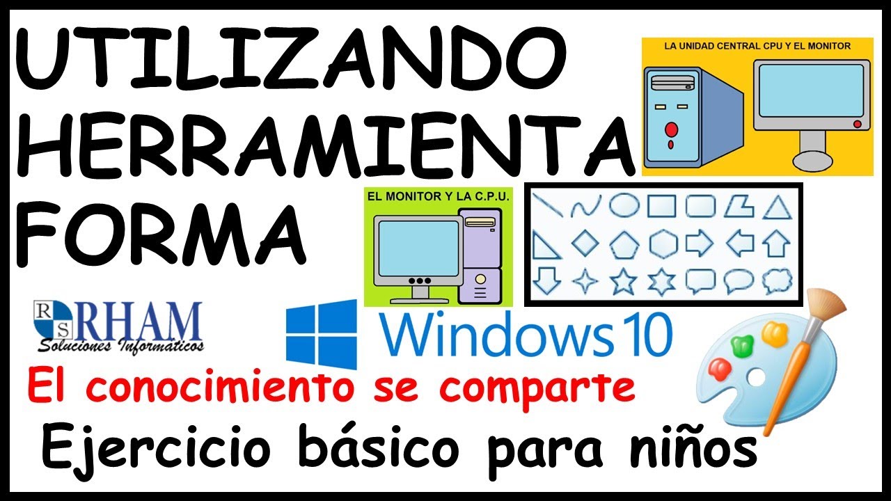🌍 3. La Herramienta Formas de Paint | CLASES PARA PROFESORES DE ...