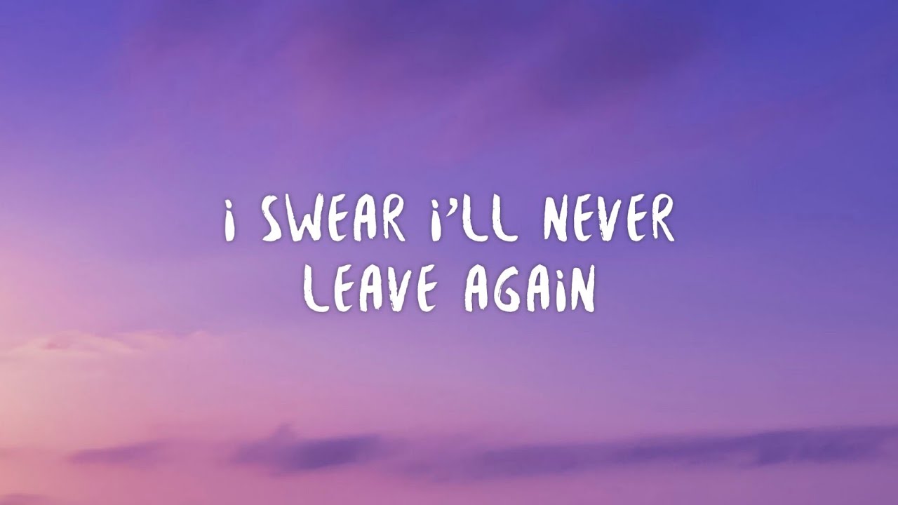 Keshi- I swear I'll never leave again (Lyrics) - YouTube