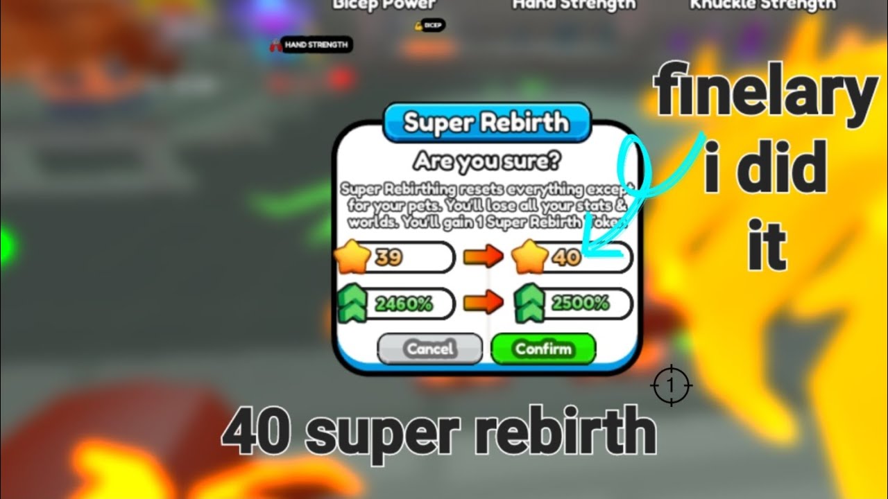 I have done max super rebirth - YouTube