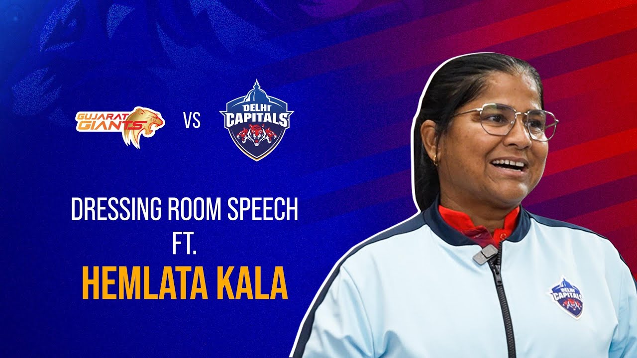 Delhi Capitals | Dressing room speech ft. Hemalata Kala - YouTube