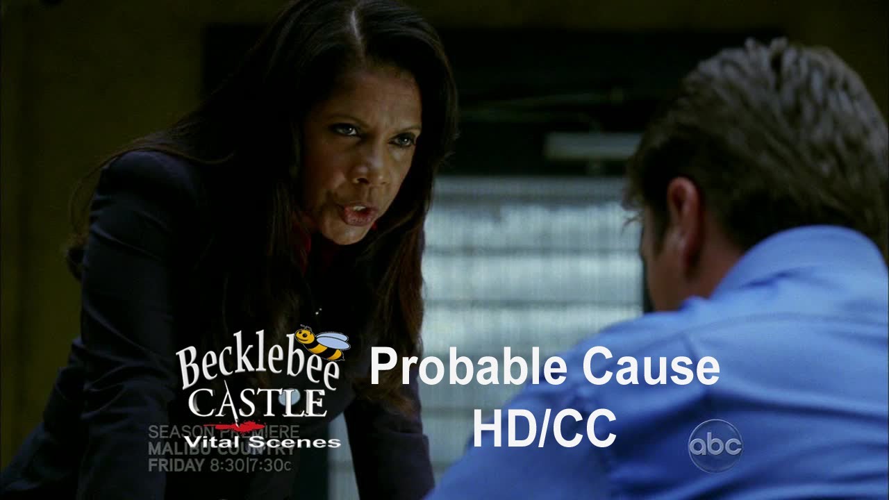 Castle 5x05 "Probable Cause" Capt Gates Interrogates Castle (HD/CC ...