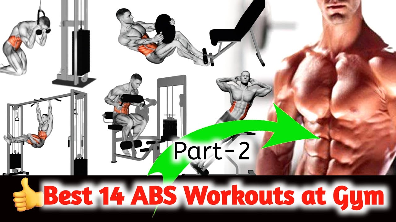 Top 14 ABS Workouts at Gym Part-2 @10MinWorkout - YouTube