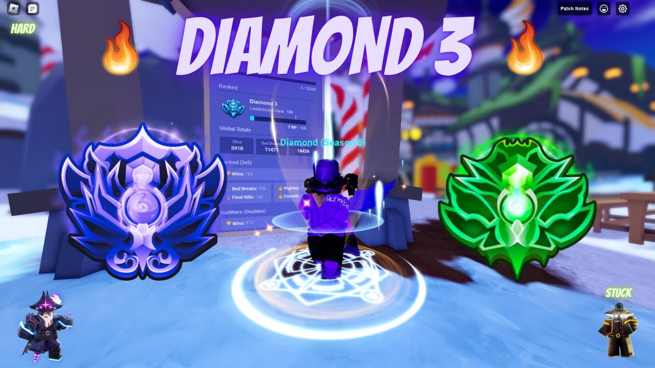 Almost EMERALD RANK (Roblox BedWars) - YouTube