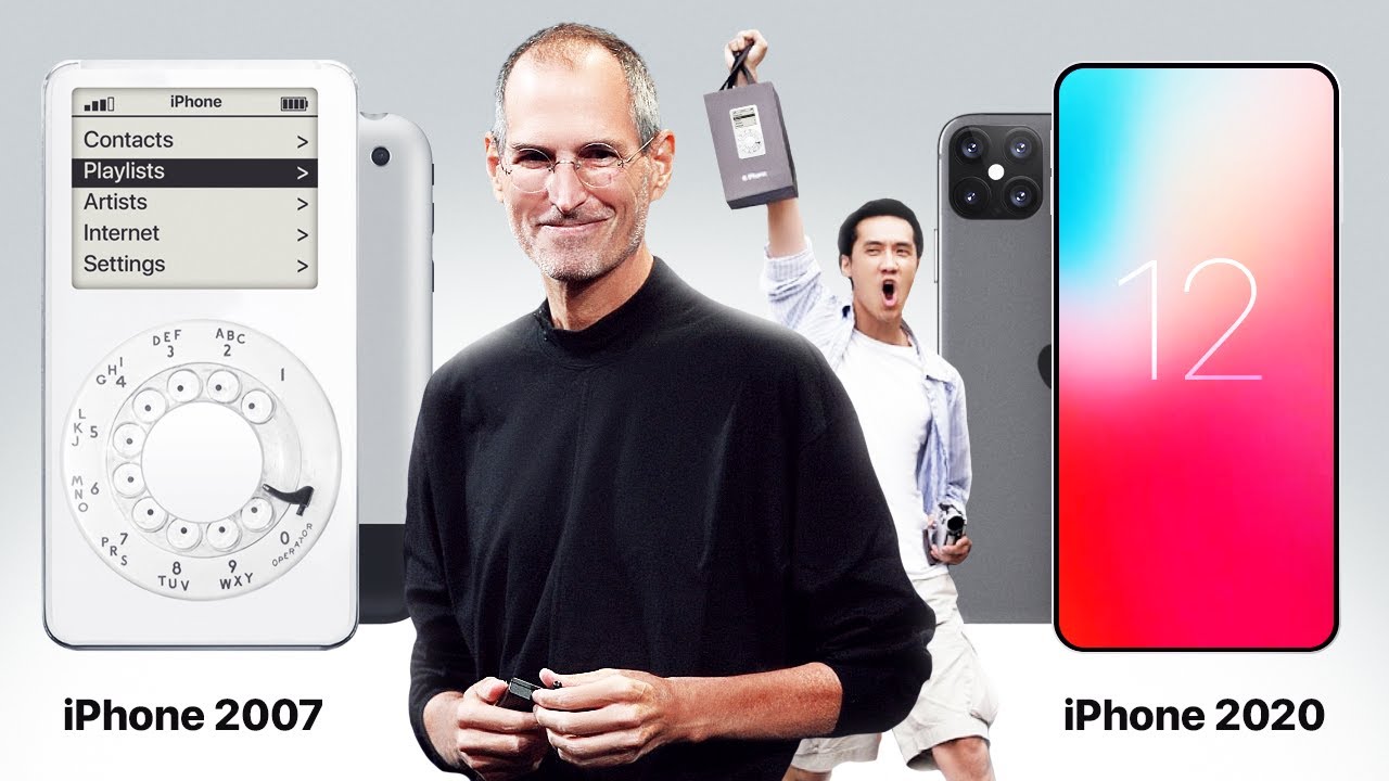 Evolution of the iPhone 2007-2020. NEW iPhone 12 : design, release date ...