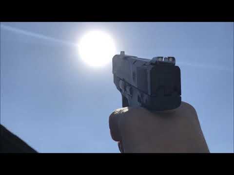 Shot at the sun with a gun - YouTube