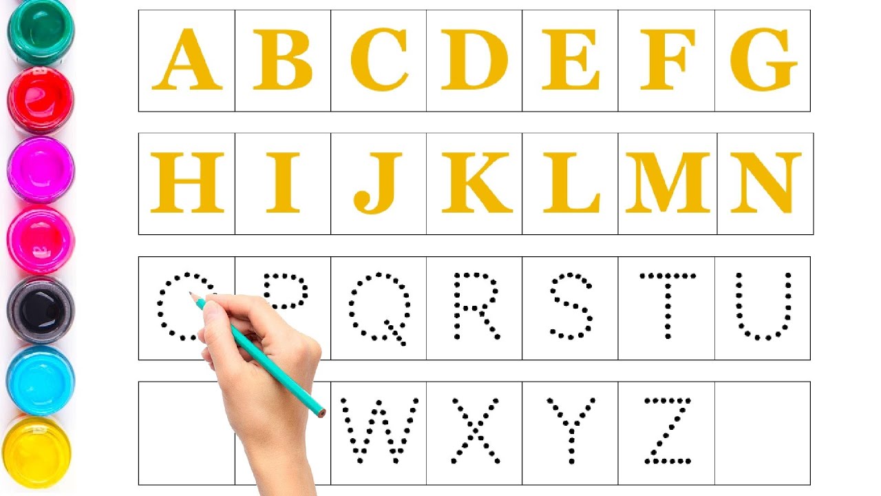 How to Write Letters for Children - Teaching Writing ABC for Preschool ...