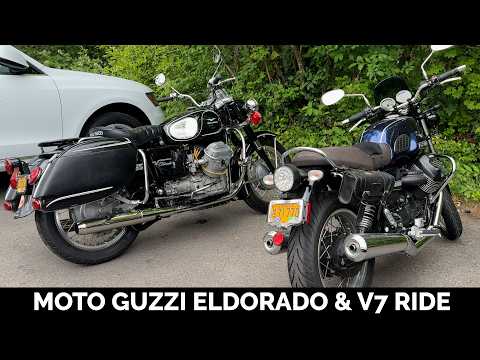 1973 Moto Guzzi Eldorado & 2022 V7 850 – Dual Ride to Breakfast Club