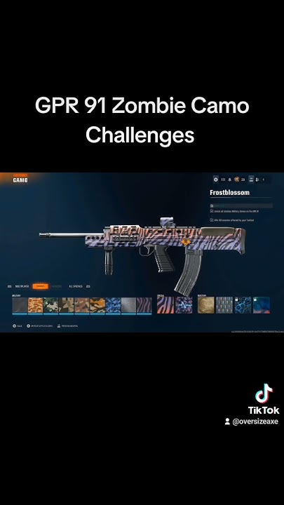 GPR 91 Zombie Camo Challenges #blackops6 #callofduty - YouTube