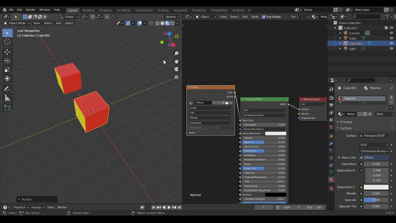 Baking Multiple Colors on a single Mesh | Blender - YouTube