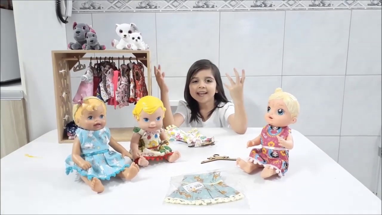 Roupas de Boneca - Baby Alive e My little Mommy - YouTube