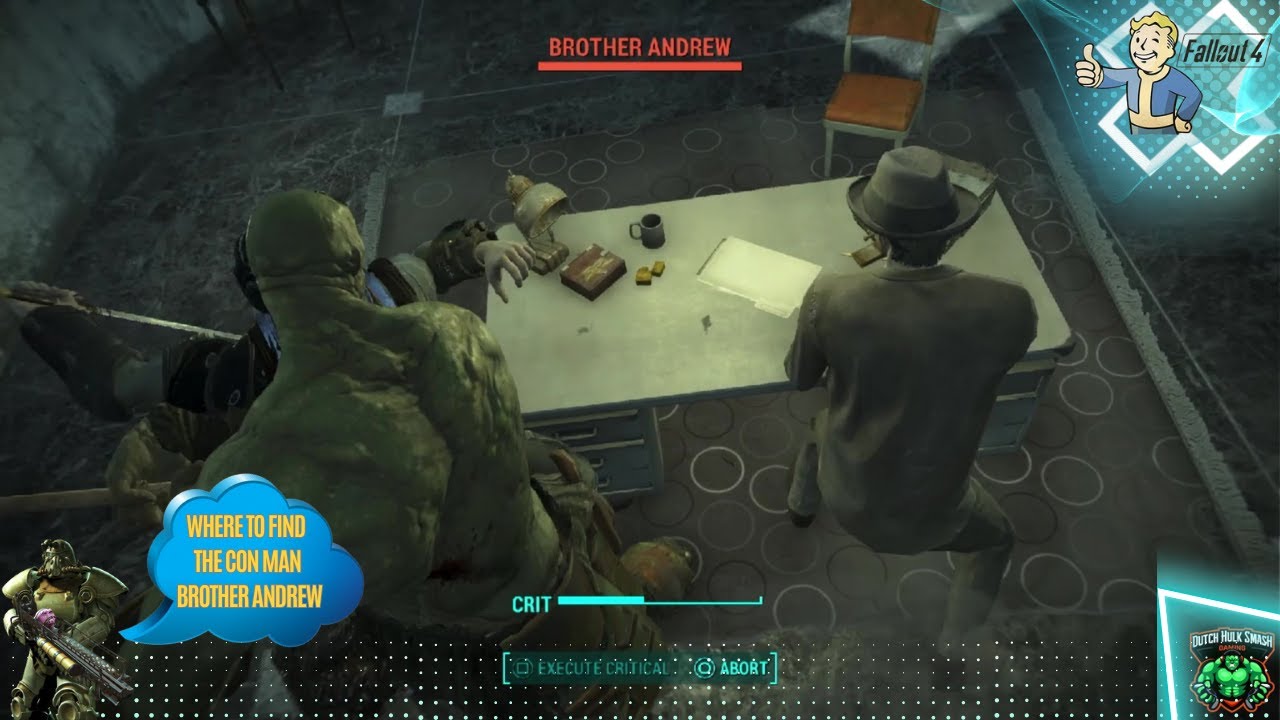 Where to find the Con Man Brother Andrew in Fallout 4 Next Gen run ...