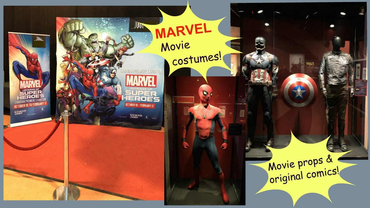 MARVEL UNIVERSE OF SUPER HEROES EXHIBIT - Movie costumes & props used ...