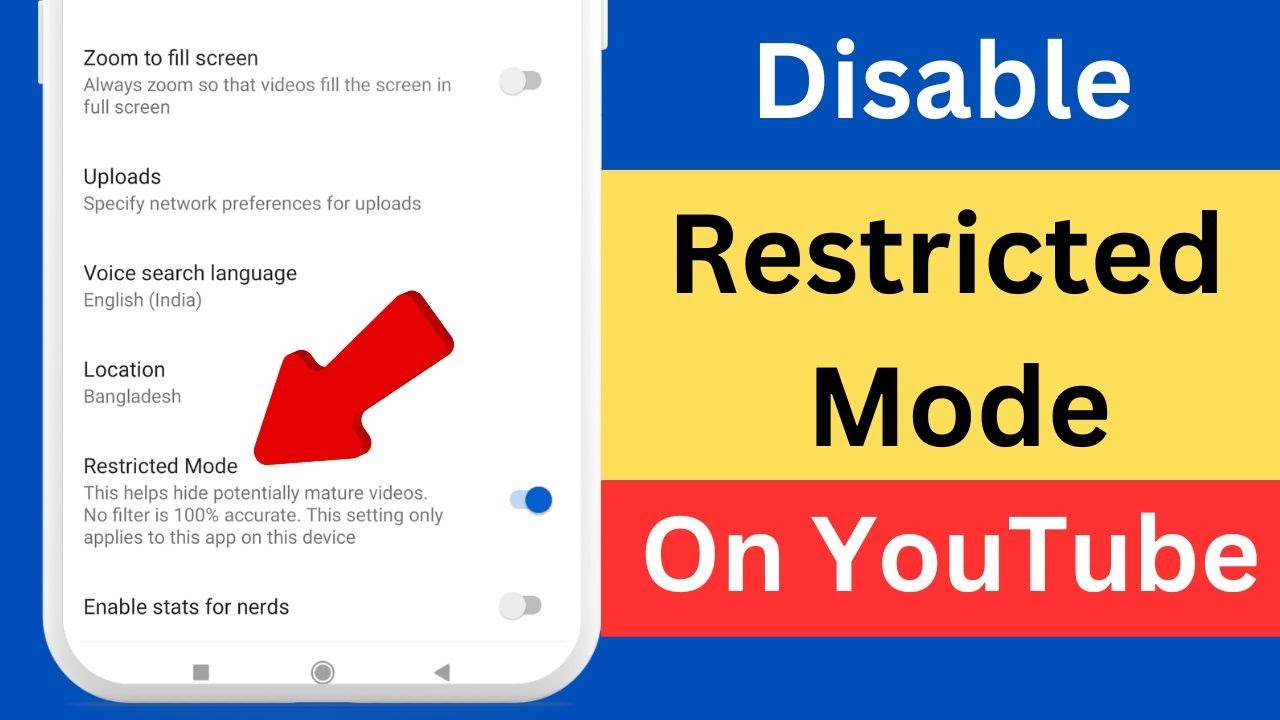 How To Disable Restricted Mode On YouTube YouTube how-to-disable-restricted-mode-on-youtube-youtube