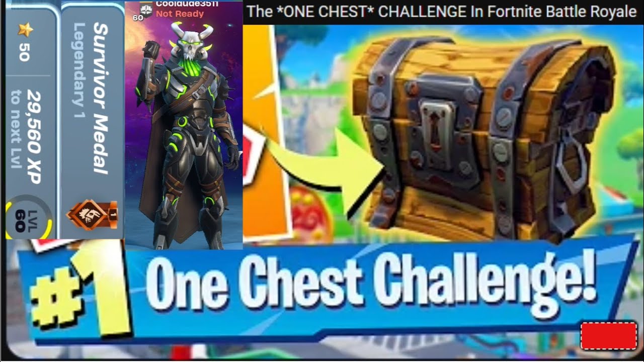 one chest challenge in Fortnite - YouTube