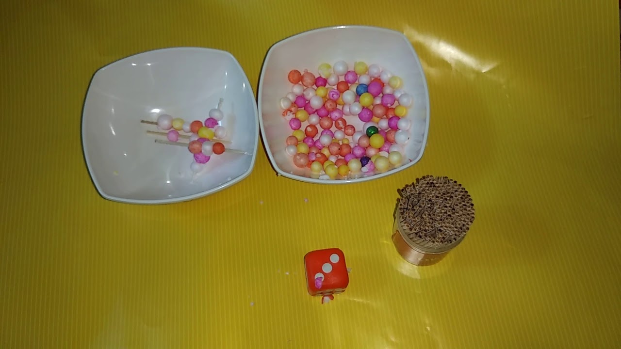 One minute activity game 🎈 ( balls in toothpick ladies kitty party game ...