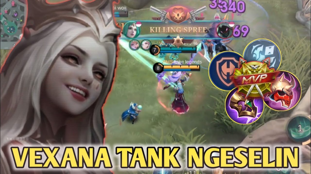 Vexana Tank Ngeselin | Emblem Baru Vexana + Build 2024 - MOBILE LEGENDS ...