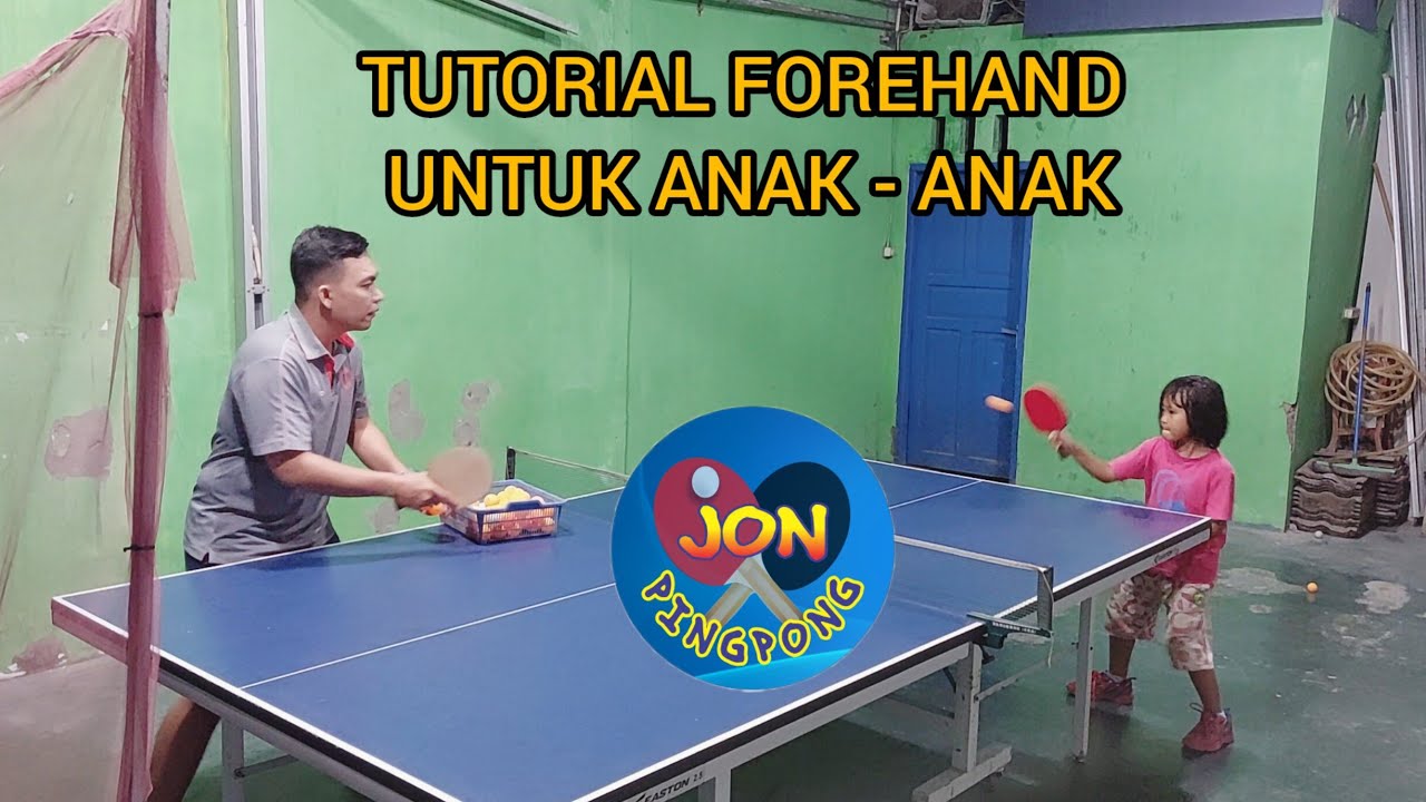 Tutorial Forehand Dasar Tenis Meja Untuk Anak - Anak - YouTube