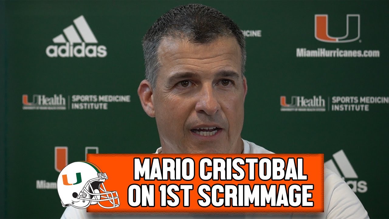 Mario Cristobal on 1st Scrimmage, Making a Staff Change, Big Defensive ...