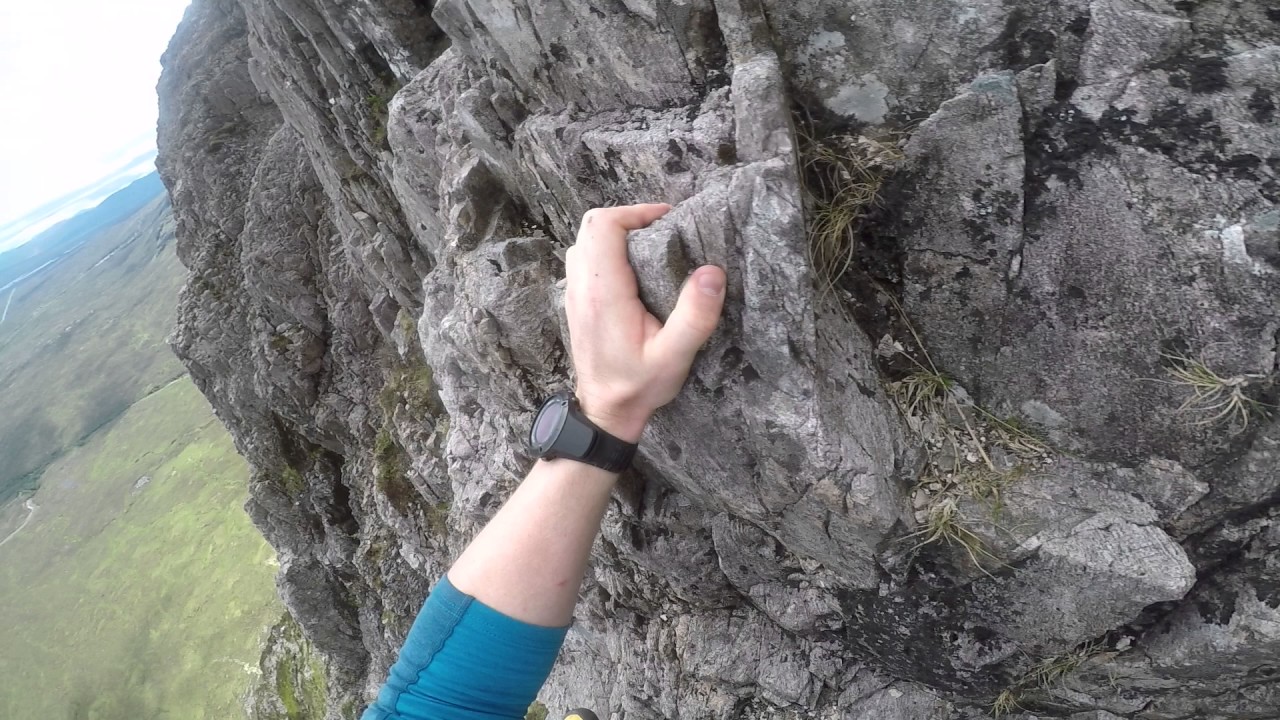 Curved ridge, glencoe short scramble - YouTube