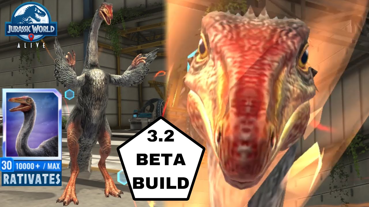 Rativates‼️ | Jurassic World Alive Update 3.2 | ⚠️Beta Build Version ...