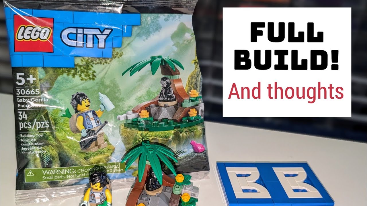 Lego Jungle Explorers 30665: Baby Gorilla Encounter. Full build and ...
