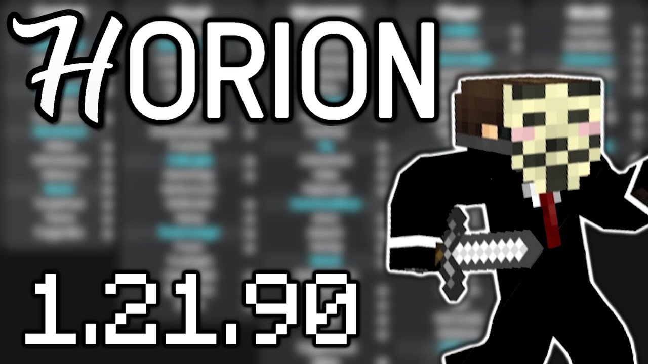 Updated: Horion Client 1.21.90+ (Minecraft Bedrock Hacked Client) - YouTube