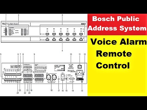Part 11- BOSCH Public Address System – Voice Alarm Remote Control ...