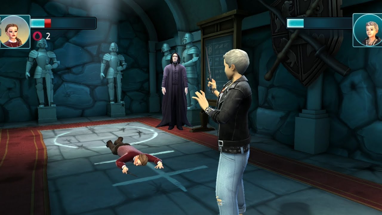 Using The Force Spell at Duelling Club || Harry Potter:Hogwarts Mystery ...