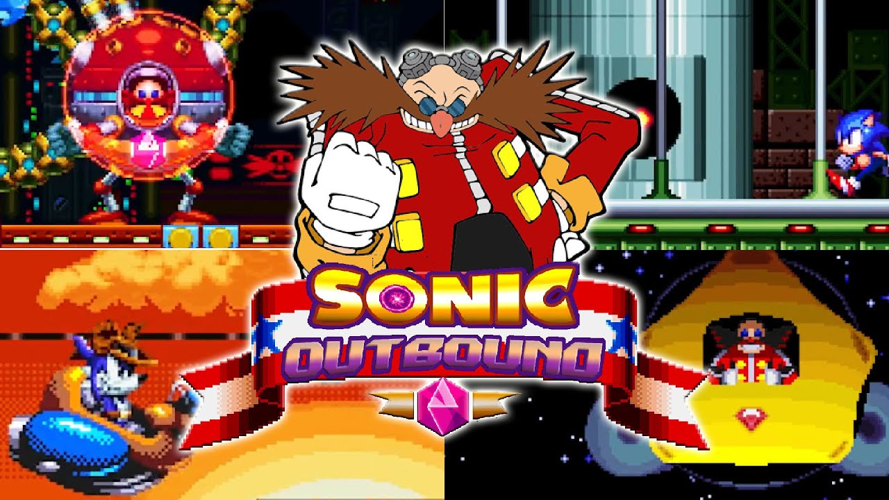 ALL BOSSES Sonic Outbound | Fan Game - YouTube
