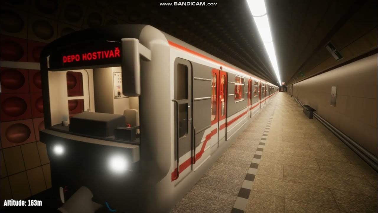 PRAGUE METRO SIMULATOR | Linka A - Starometska Station - YouTube