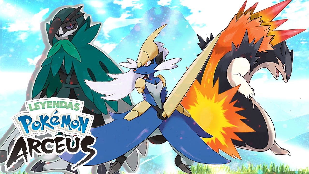 Nuevas Evoluciones De Iniciales En Pokemon Legends Arceus Starters Hisui Youtube