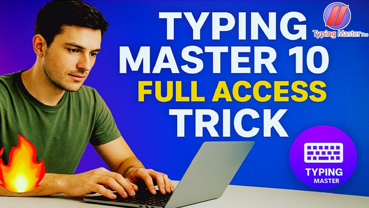Typing Master 10 Pro Setup Full Access Trick 🔥 | Typing Master 2025 ...