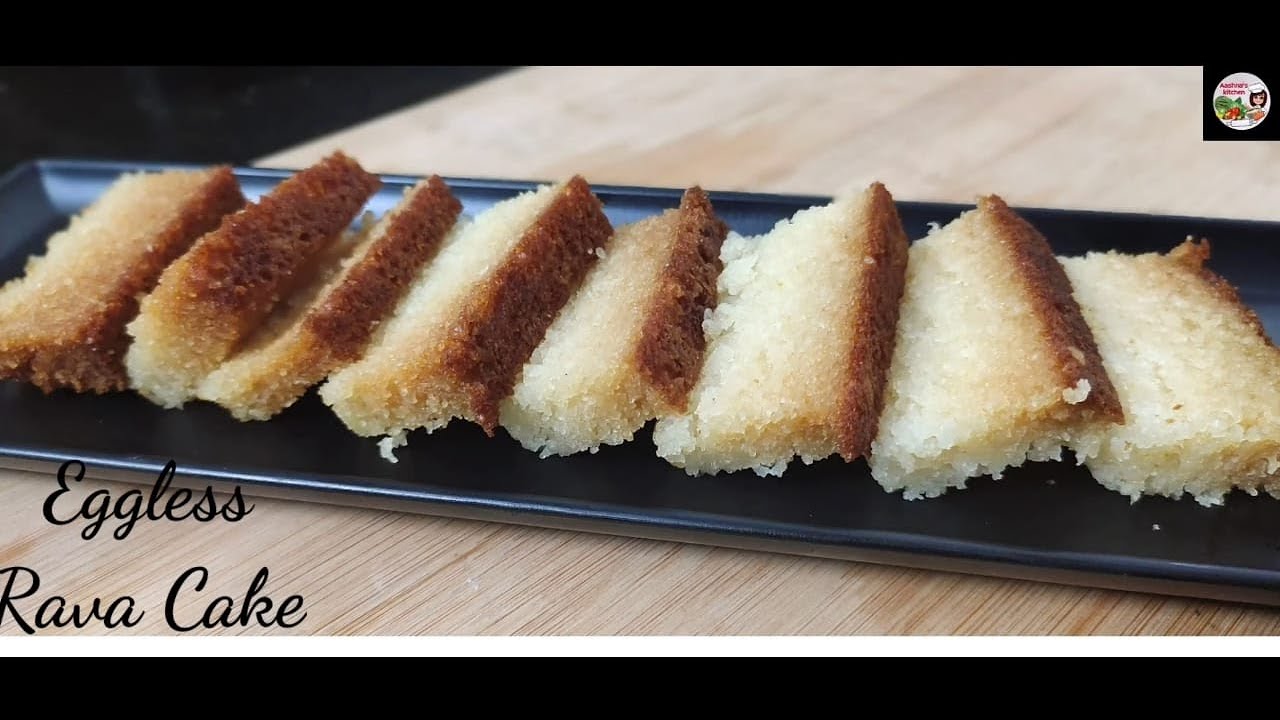 Eggless Rawa Cake | Without Oven | Christmas Special Recipe - YouTube