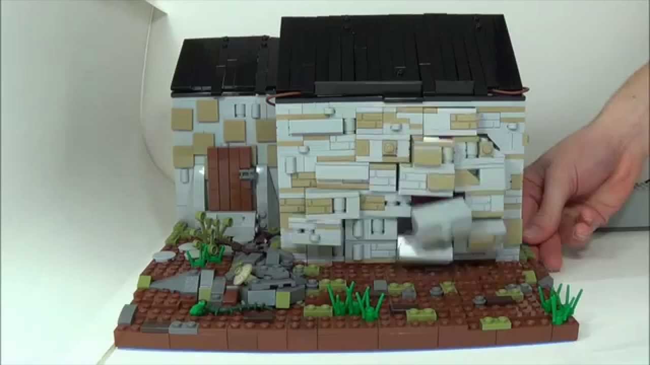 Lego Exploding Wall! - YouTube