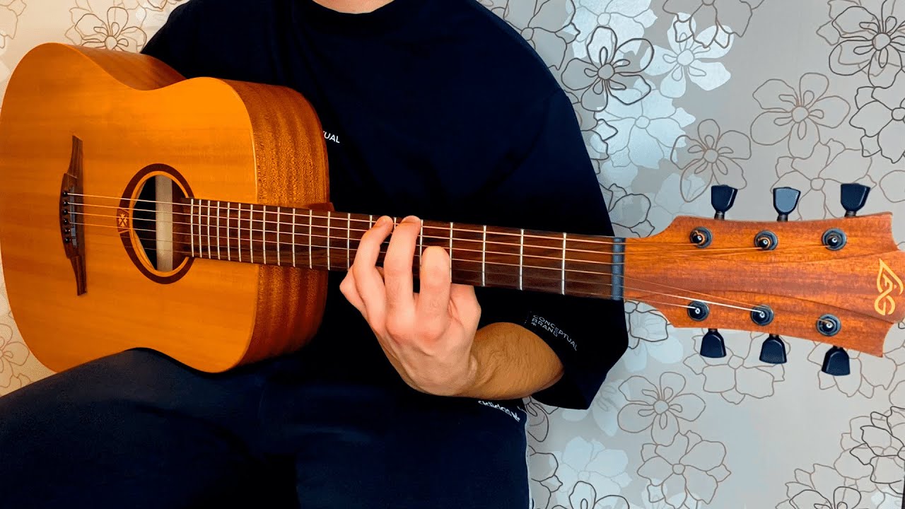 when you want to play the guitar but you only have one hand - YouTube