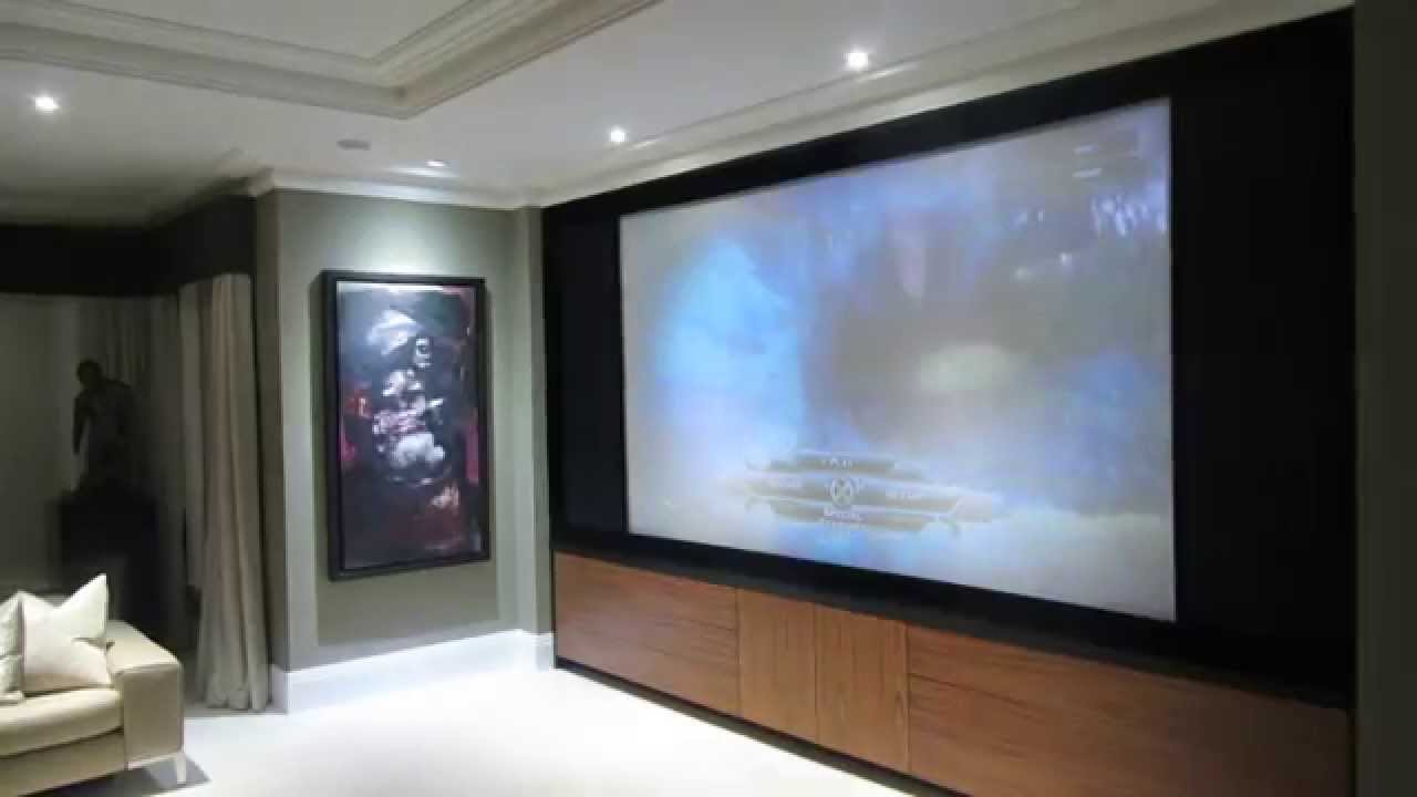 Lounge Becomes A Full Cinema Room - YouTube