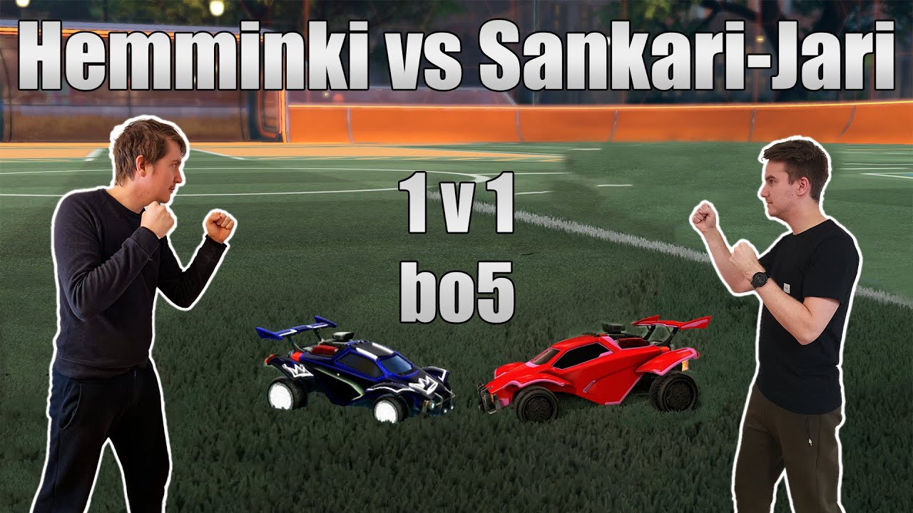 Sankari-Jari vastaan Hemminki Rocket League 1v1! - YouTube