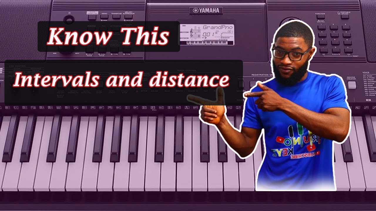 how to play piano using interval and distance - YouTube