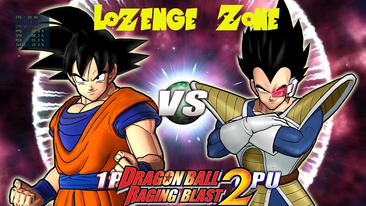 DB RB2 Battle Zone 1 | Lozenge Zone Boss Vegeta Scouter - YouTube