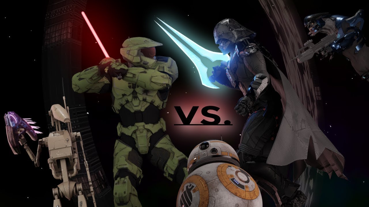 Darth Vader vs. Master Chief DEATHMATCH! - YouTube