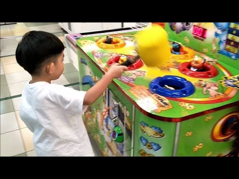 Kids Games Hammer Hit Mouse Machines Indoor Playground 儿童打老鼠街机游戏 لعبة ...