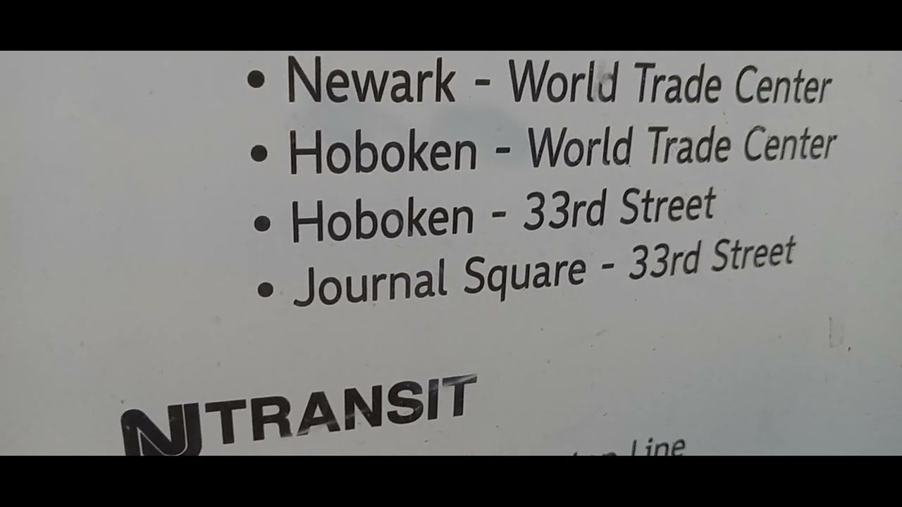 NJ TRANSIT'S SUBWAY TRAIN ROUTES (PART 1) - YouTube