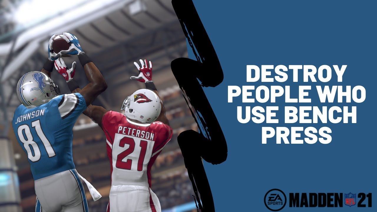 How to Counter the Bench Press Ability in Madden 21| How to Destroy ...